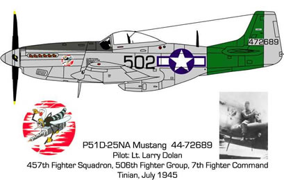HIstory: 506th Fighter Group History, 457 Fighter Squadron, 458 Fighter ...